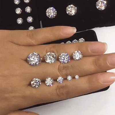 Premium D Color Classic Round Cut Loose Moissanite Stones Wholesale